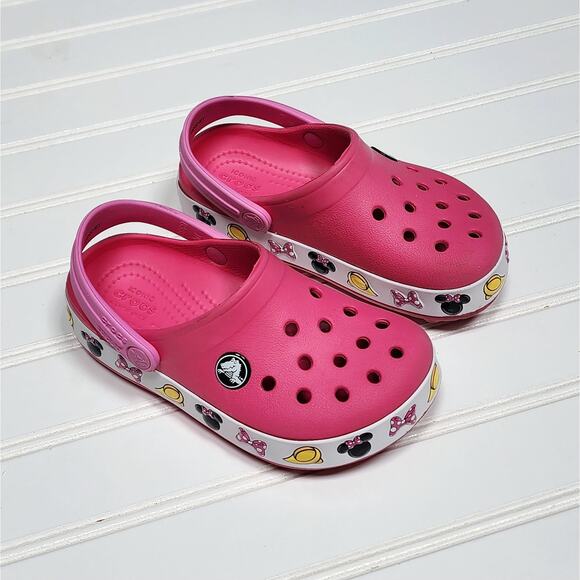 CROCS | Shoes | Crocs Girls Crocband Disney Minnie Mouse Clogssandals ...